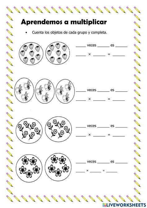 Aprendemos A Multiplicar Interactive Worksheet Divisiones Por Una