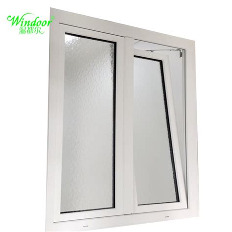 Frosted Glass Aluminum Alloy Window Bathroom Using Aluminum Obscured