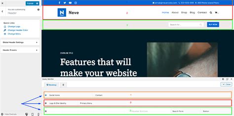 Header Rows Settings Themeisle Docs