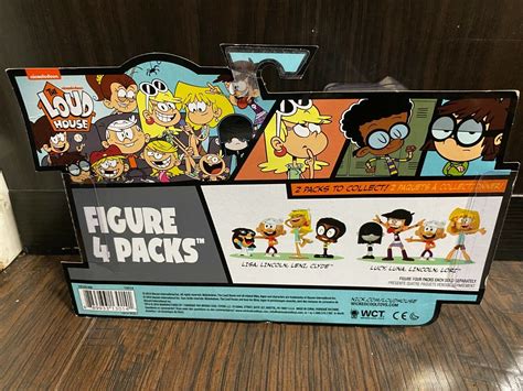 The Loud House Figure 4 Pack Lincoln Clyde Lisa Leni Figures