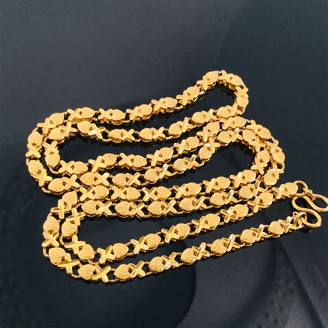 24k gold necklace 999 pure gold necklace pure gold necklace | Etsy