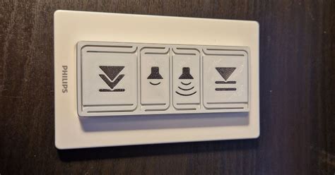 Music Control Buttons Cover For Philips Hue Dimmer Switch By Bitn