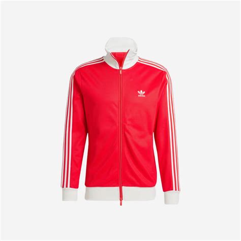 아디다스 아디컬러 클래식 베켄바우어 트랙탑 베러 스칼렛 화이트 Kr 사이즈 Adidas Kream