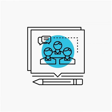 Analysis Argument Business Convince Debate Line Icon Business Icons Line Icons Analysis Icons