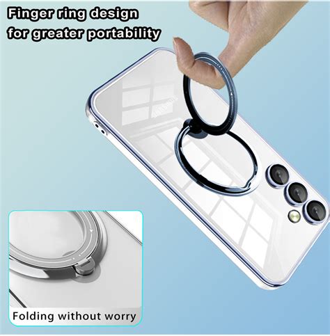 Lenuo Transparent Magnetic Stand Phone Case For Samsung Galaxy A A A A A S A A A