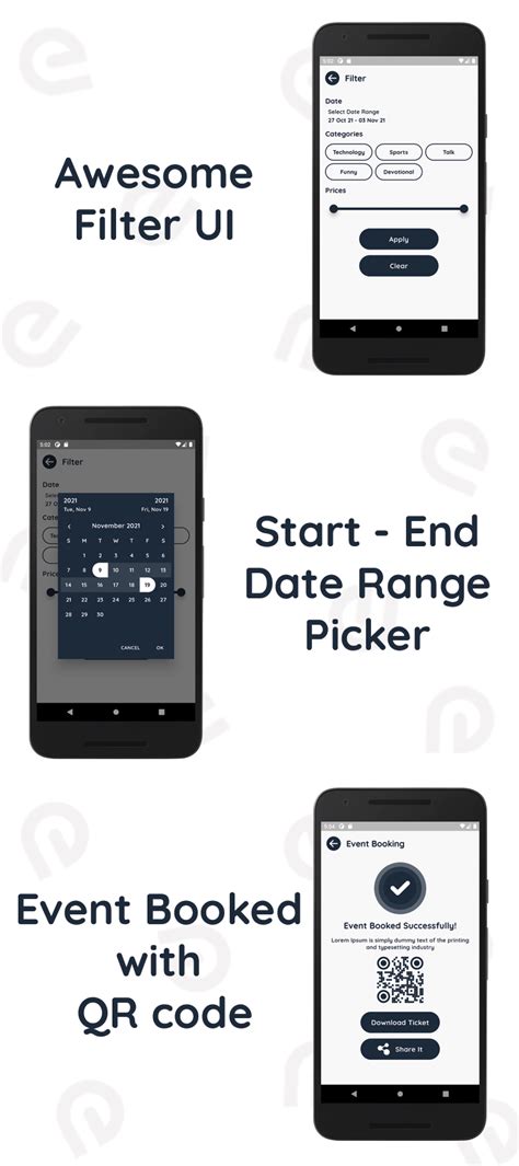 Event Pro Events Management And Booking Flutter App Ui Kit Codemarket