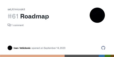roadmap · issue 61 · sel4 microkit · github