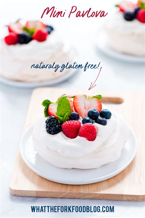 Mini Pavlova Recipe What The Fork