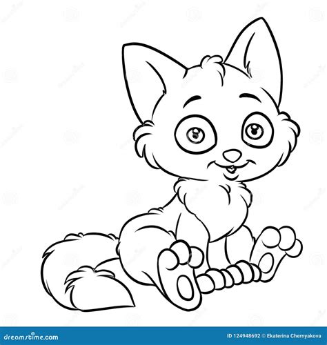 Sitting Cartoon Squirrel Cub Welcome Gesture 43167829
