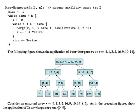 solved an array followed by merging i e the array is