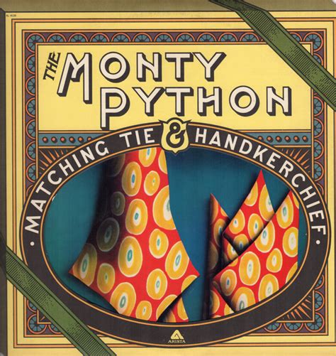 Monty Python The Monty Python Matching Tie And Handkerchief Terre Haute Pressing B
