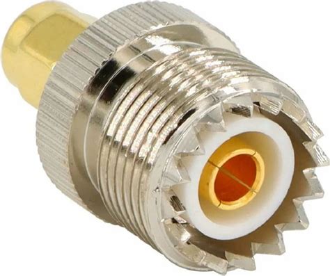 RF Coaxial UHF Female To SMA Male Straight Adapter UHF Female To SMA Male Coaxial Jack Connector