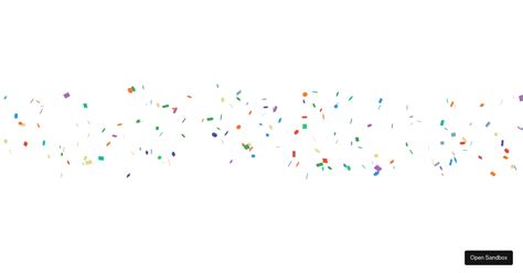React Native Confetti Cannon Examples Codesandbox