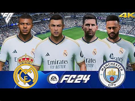 Ronaldo Messi Mbappé Neymar Jr All Stars Together FC24 UCL