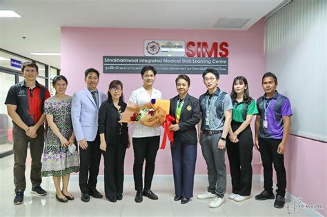 ข่าวประชาสัมพันธ์ คณะแพทยศาสตร์ มศว ผศ พญ นันทนา ชุมช่วย คณบดีคณะแพทยศาสตร์ มศว พร้อมด้วย