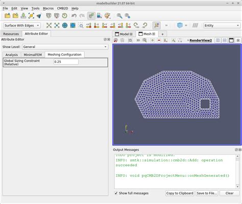 Generating The Mesh — Modelbuilder 2d 100 Documentation
