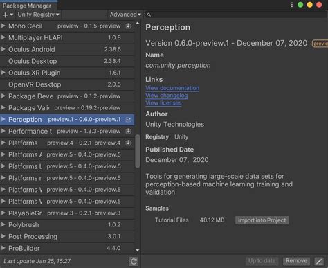 Using Unity Perception To Train An Object Detection Model With