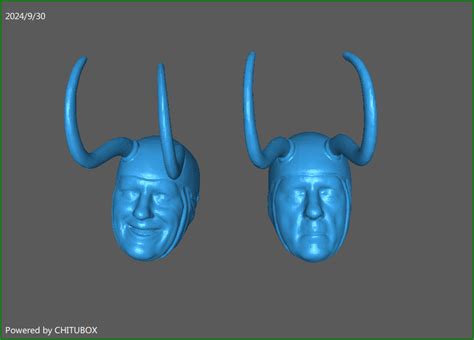 Stl File Loki Mcu Tv Style Head 🧸 ・3d Printable Model To Download・cults