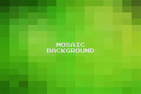 추상 녹색 기하학적 배경 창조적 인 디자인 템플릿 픽셀 아트 그리드 모자이크 8 비트 벡터 배경 0명에 대한 스톡 벡터 아트 및