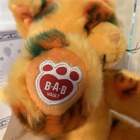 Nwt Rare Limited Edition Build A Bear Pumpkin Kitty Bab Vault Orange