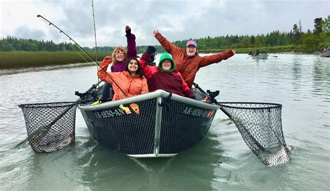 Alaska King Salmon Chinook Fishing