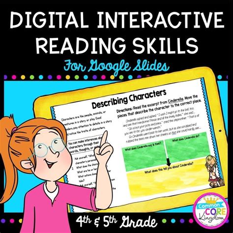 Digital Interactive Reading Skills Distance Learning 4th 5th Grade Magicore Learning