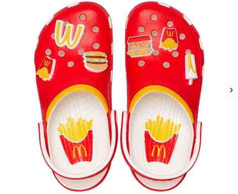 Mcdonalds X Crocs Mcdo Crocs Mens Fashion Footwear Slippers