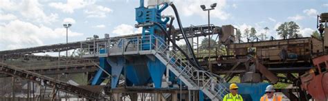 Luck Stone Switches Out Sand Screw For Sand Washing System Aggregate