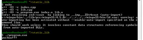 C Mingw How To Use Static And Dynamic Linking Both Stack Overflow
