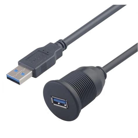 Lbsc Usb 30 Male To Usb 30 Female Aux Flush Mount Car Mount Extension