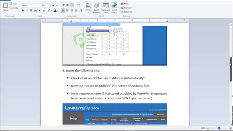 Set Up Purevpn Pptp On Linksys Router Youtube