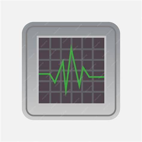 Premium Vector Simple Cardiogram Vector Icon