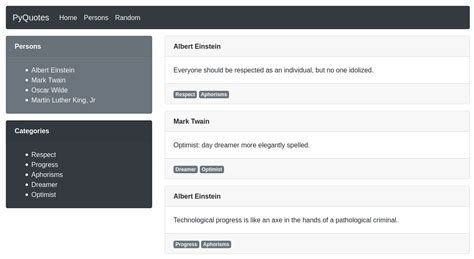 Github Mavenium Pyquotes Pyquotes Is A Django Based Web Application And Rest Api That Will