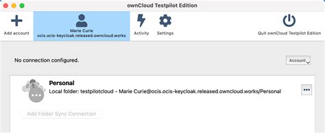 Client Starts In No Connection Configured State Issue Owncloud Client GitHub