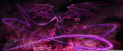 League Of Legends Morgana Fallen Angel 4k Uhd Wallpaper For Ultrahd