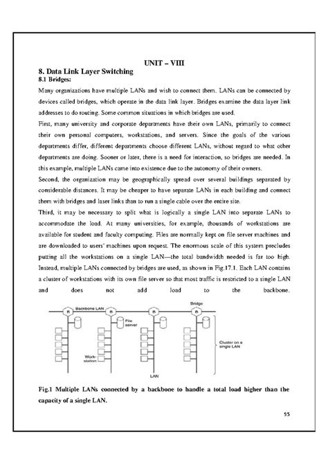 Computer Networks Data Link Layer Switching Unit Viii 8 Data