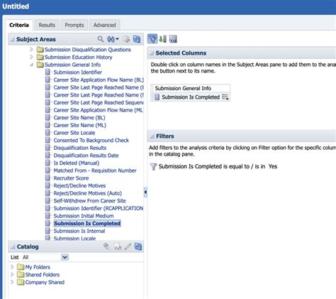 Report On Completed Applications Using Taleo Reporting Hcm Cloud Consultants