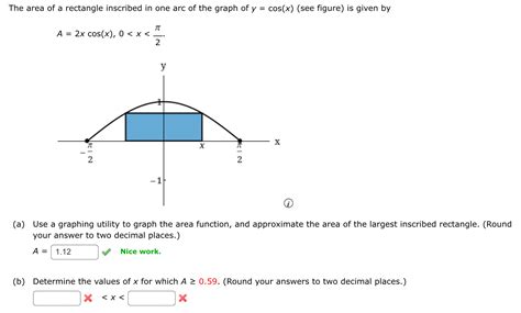 Solved A ﻿use A Graphing Utility To Graph The Area