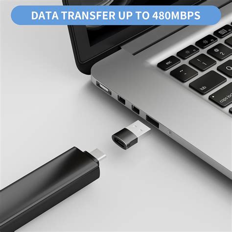 Adaptador Usb A Usb C 5 Unidades Convertidor De Cargador Tipo C