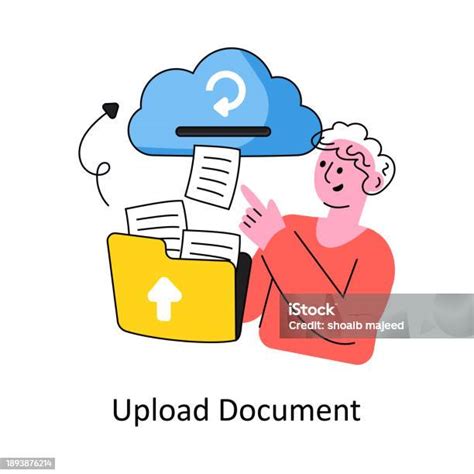Upload Document Vector Filled Outline Design Illustration Symbol On White Background Eps 10 File