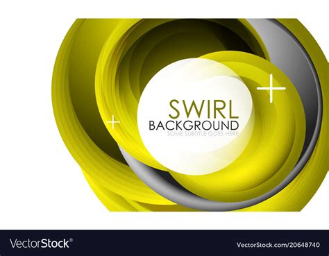 Spiral Swirl Flowing Lines 3d Abstract Royalty Free Vector