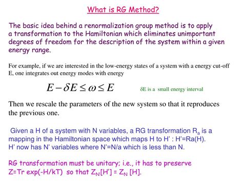 Ppt Density Matrix Renormalization Group Method Powerpoint