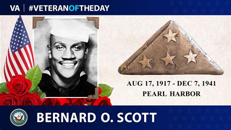 VeteranOfTheDay Navy Veteran Bernard Oliver Scott VA News