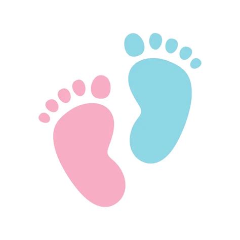 Pink Baby Feet Background