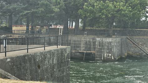 Industrial History 1896 Historic Cascade Lock On Columbia River At