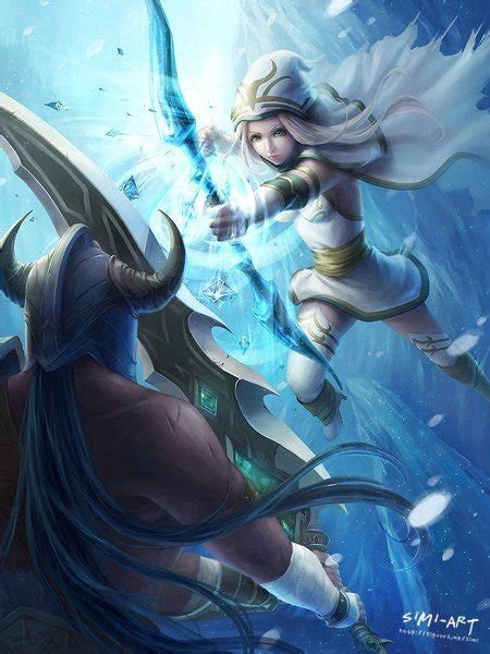 Ashe Vs Tryndamere Fan Art League Of Legends Fan Art Art Of Lol