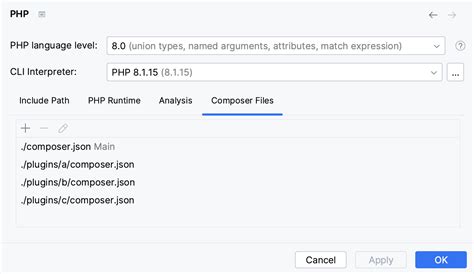Composer Dependency Manager Phpstorm Documentation