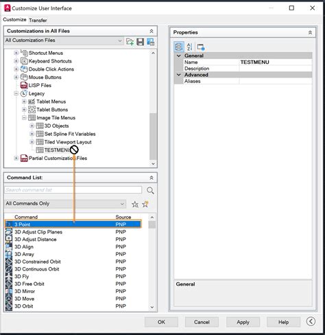 Not Possible To Add Command To A New Image Tile Menu In The Cui Command Not Possible To Add Command To A New Image Tile Menu In The Cui Command