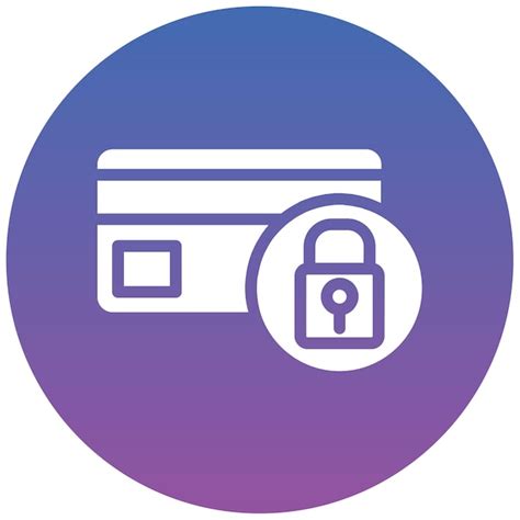 Premium Vector Credit Card Locked Vector Illustration