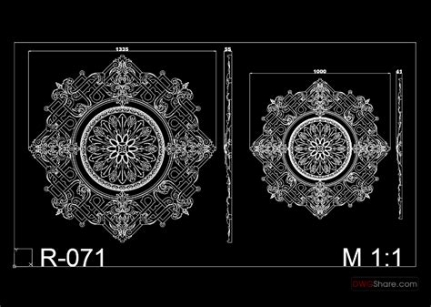126 Carved Cad Block Free Dwg Artofit